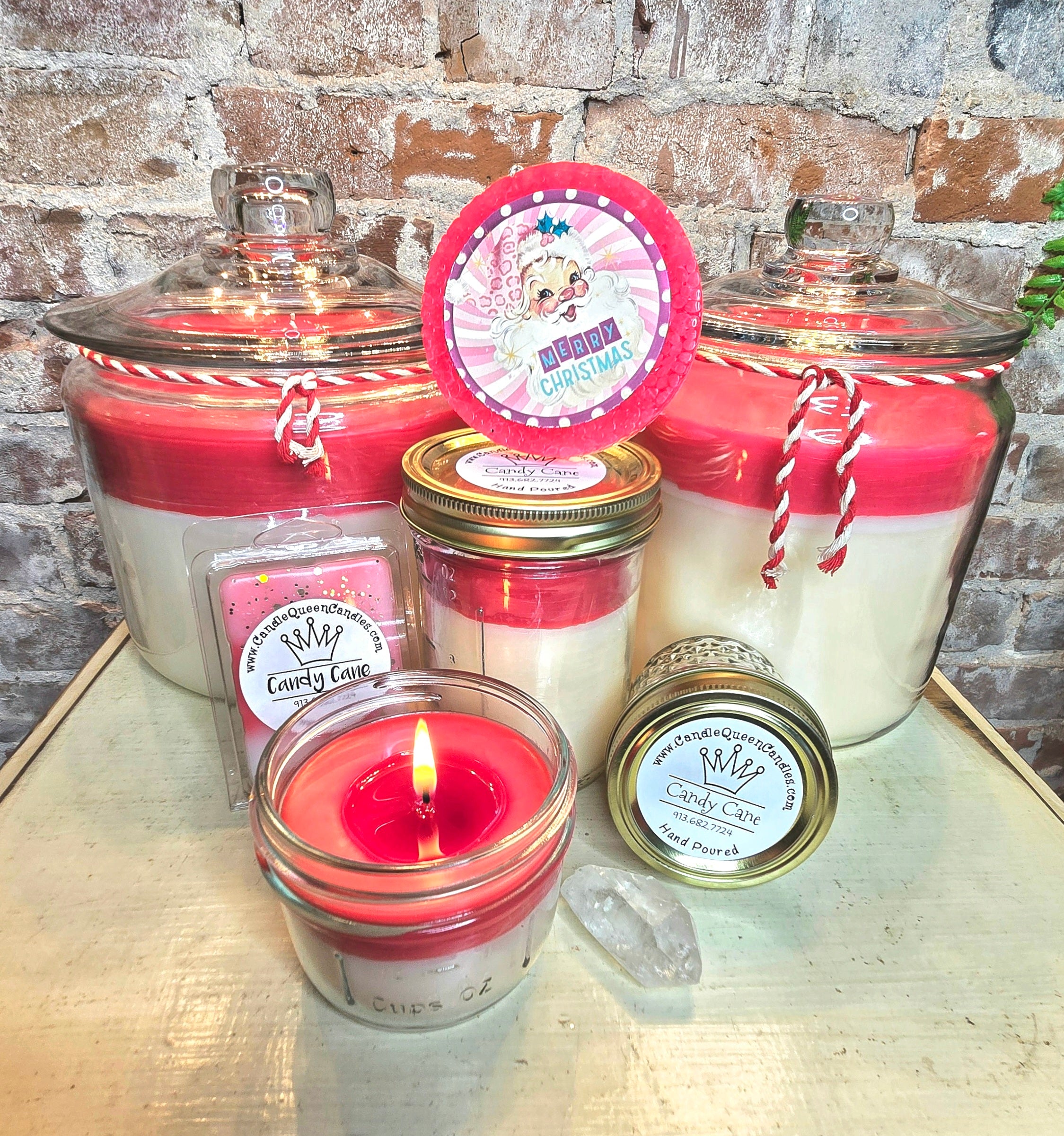 Candy Cane Candle Collection – Candle Queen Candles